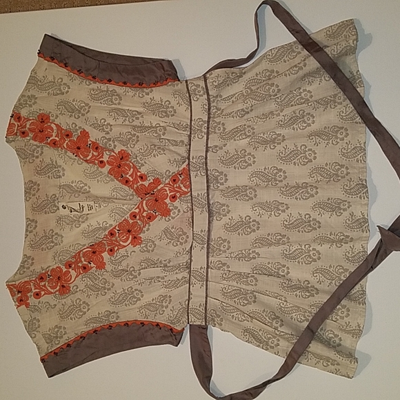 Anthropologie | Tops | Anthro Floreat Boho Beaded And Embroidered ...